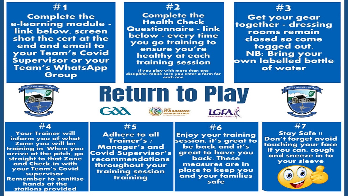 Return to Play – Boardsmill GAA