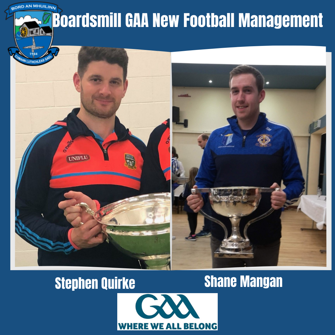 New Football Management 2022 – Boardsmill GAA