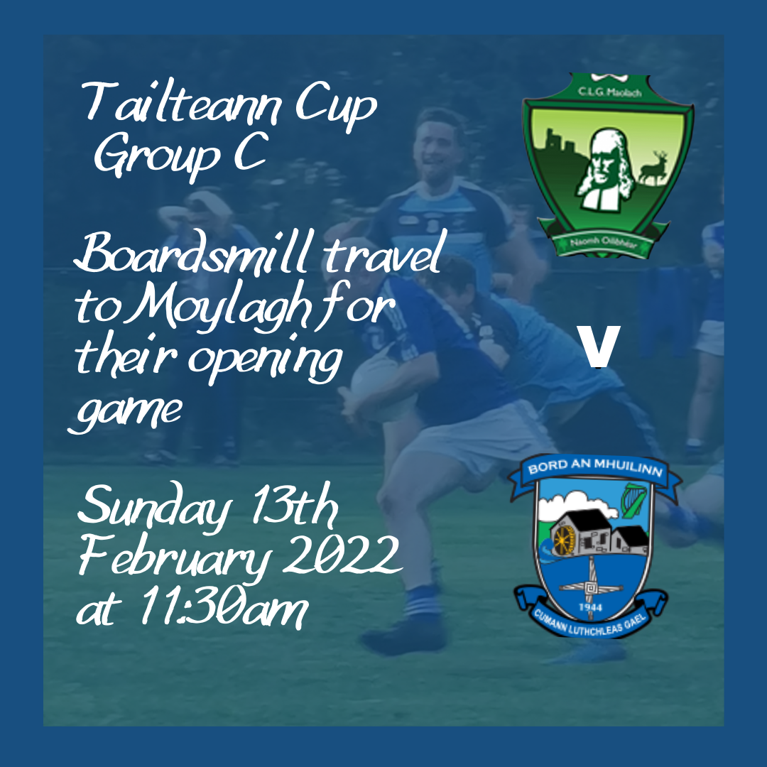 Tailteann Cup Opener – Boardsmill GAA